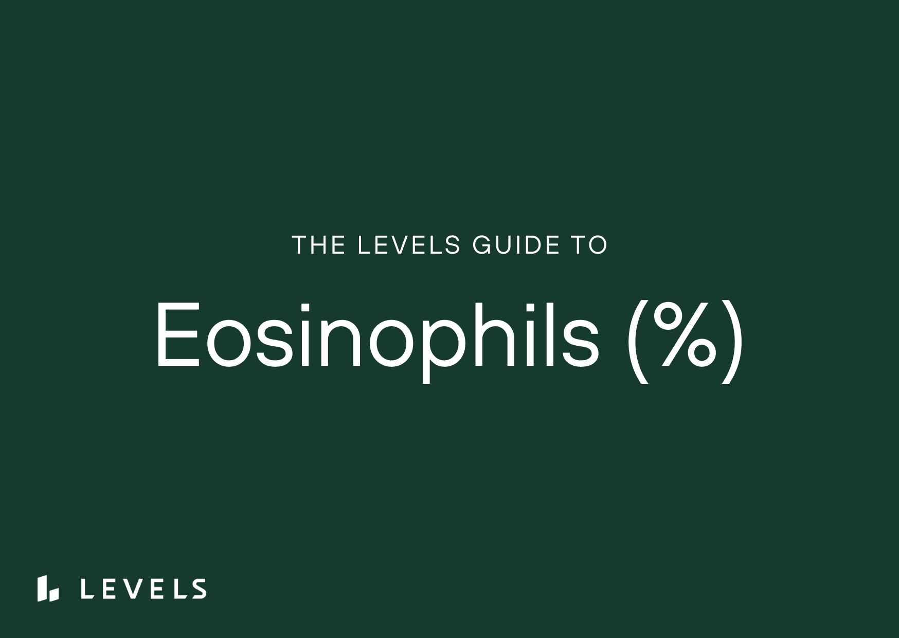 Guide to Eosinophils (Percent) | Levels | Levels
