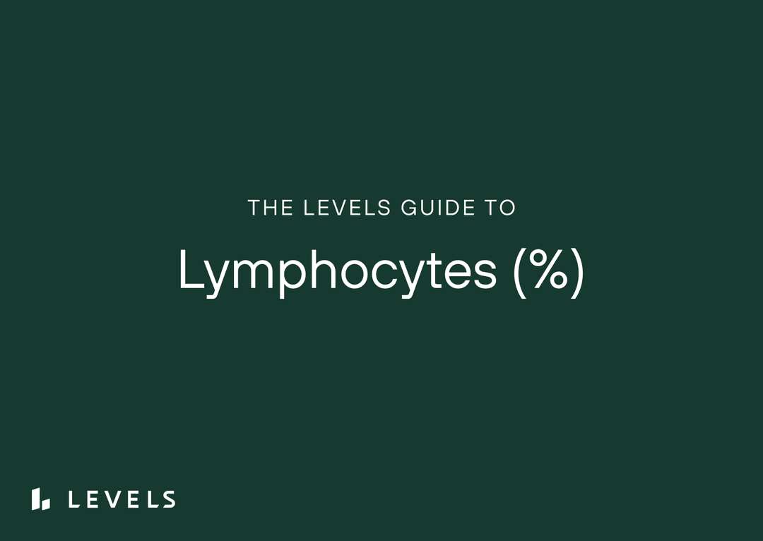 Guide to Lymphocytes (Percent) | Levels | Levels